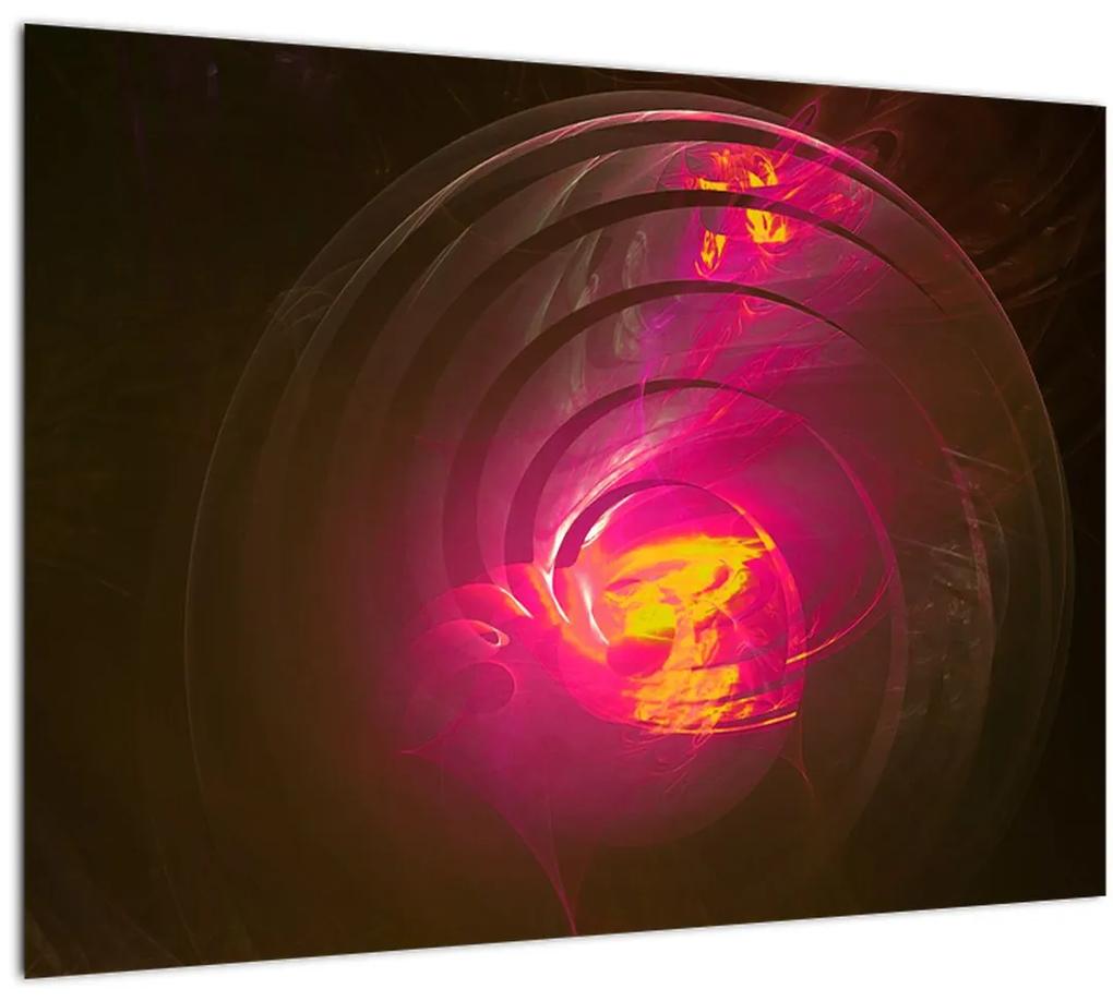 Obraz - abstrakce spirály (70x50 cm)