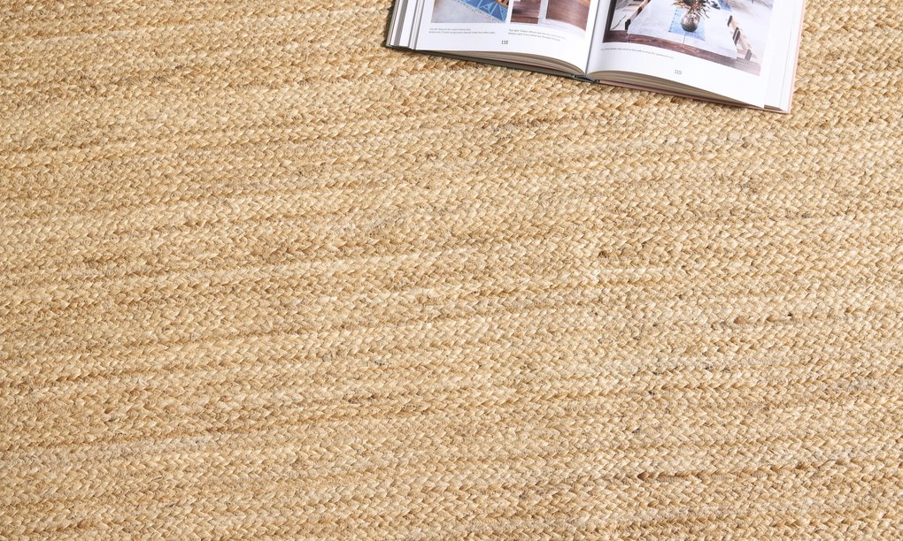Diamond Carpets India, Ručně vázaný kusový koberec Brisa SM 08 Natural Black, 200x290, béžová, chodba / předsíň