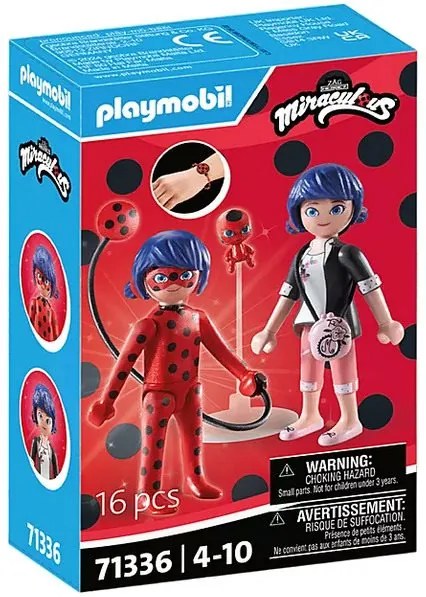 Figurky playmobil 71336 miraculous: marinette & ladybug