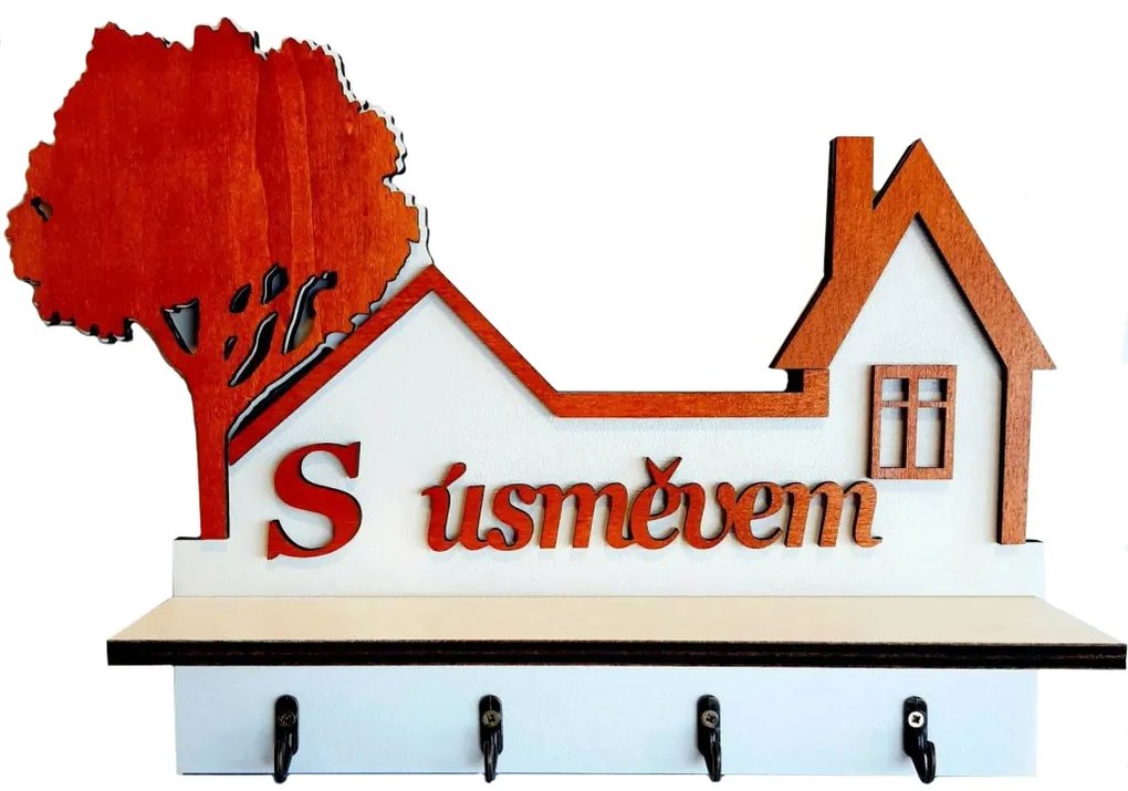 Věšák na klíče" S ÚSMĚVEM"