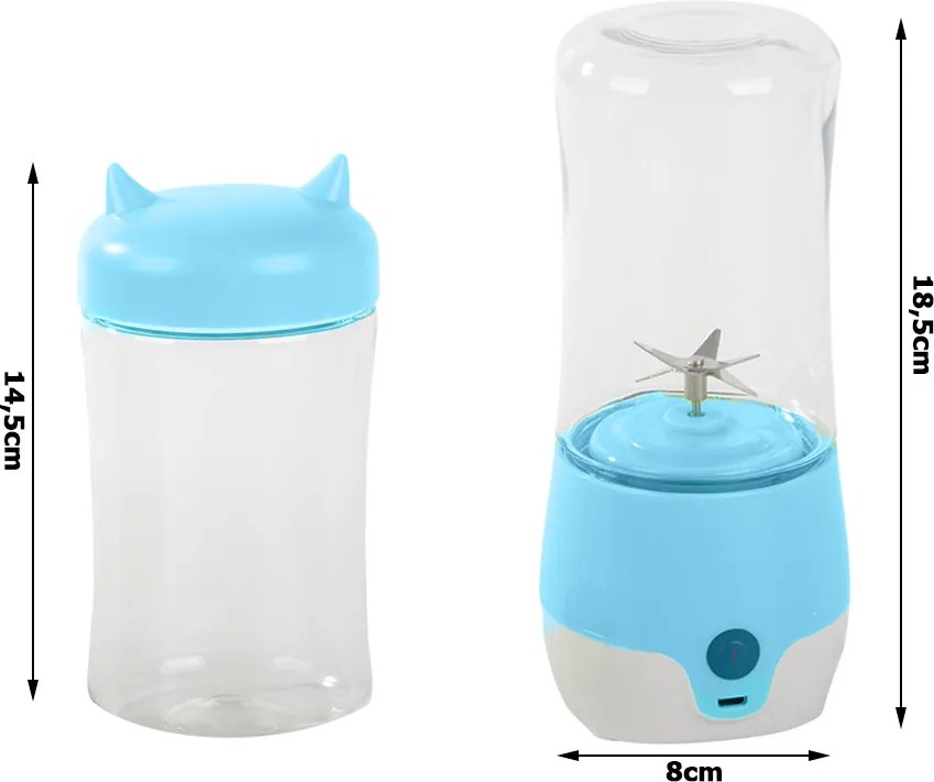 Verk Group Blender na smoothie prenosny usb bezdrátový hrnek pojemnik na koktail