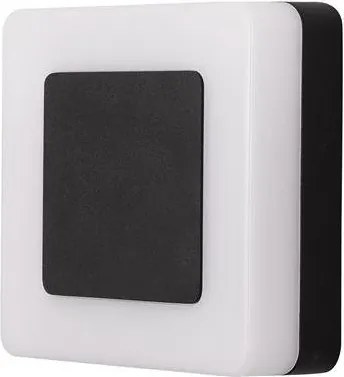 NV 9529721 Venkovní nástěnné svítidlo TUNE černý hliník a akryl LED 9W 3000K 100-240V 115st. IP65 - NOVA LUCE