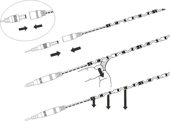 Eglo 98571 - LED Pásek STRIPE LED/9,6W/230V/24V 2m