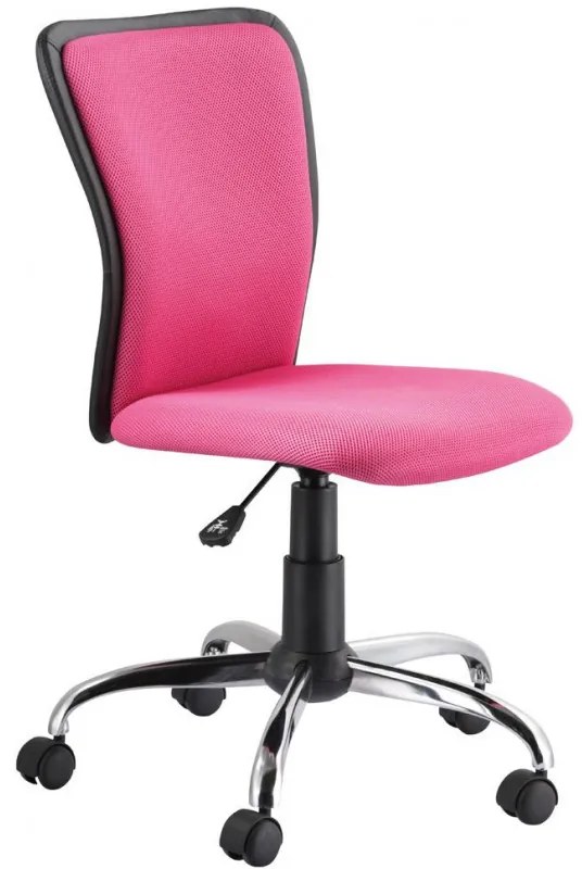 Casarredo Kancelářská židle Q-099 růžová/černá