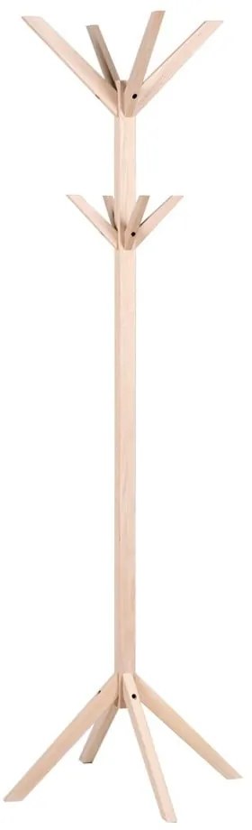 Věšák z dubového dřeva ve světle přírodní barvě ø 59x178 cm Confetti – Rowico