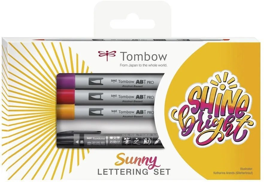 Tombow sada sunny lettering set