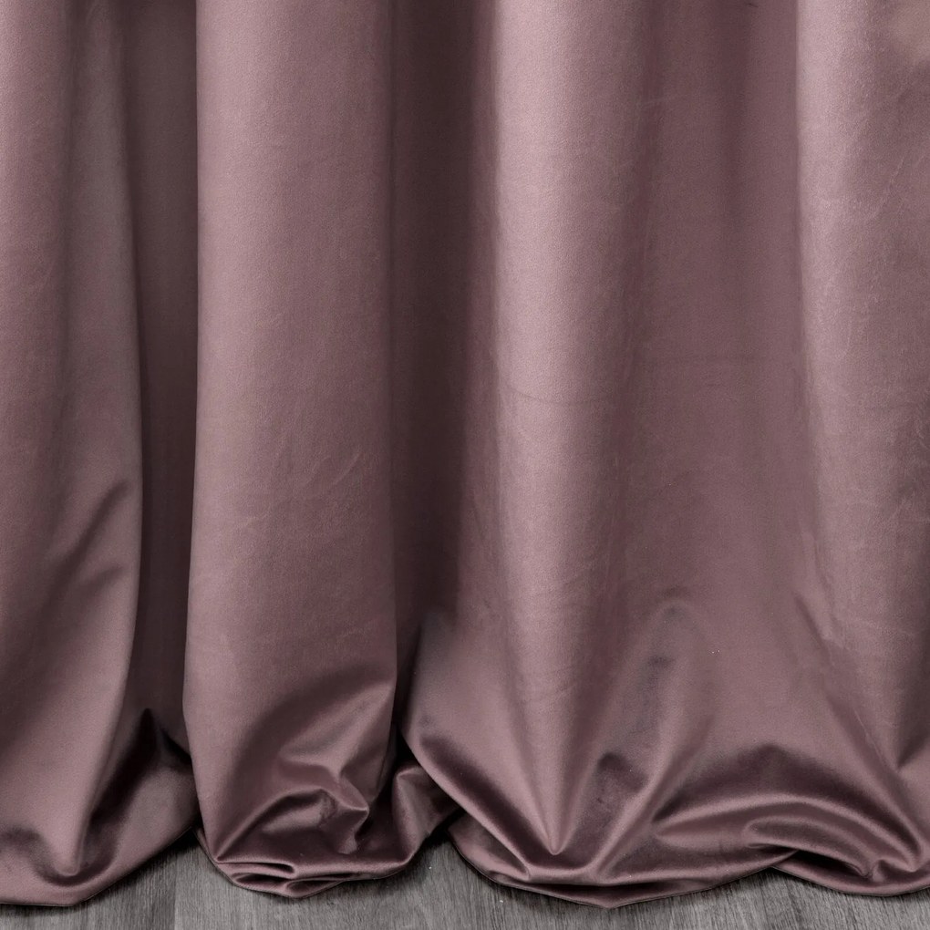 ZATEMŇOVACÍ ZÁVĚS NA PÁSCE PIERRE CARDIN SIBEL 140X270 CM STARORŮŽOVÁ