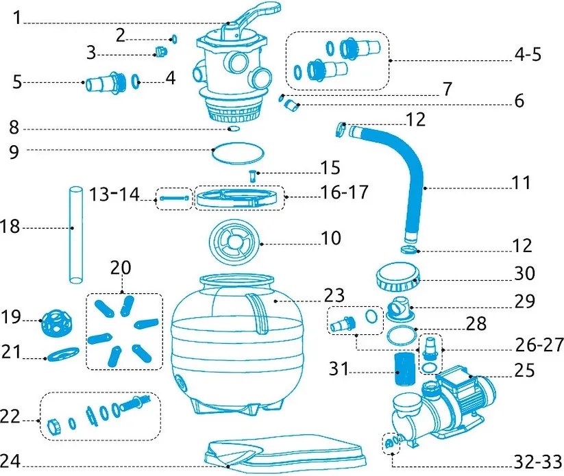 Čerpadlo filtrace ProStar 6