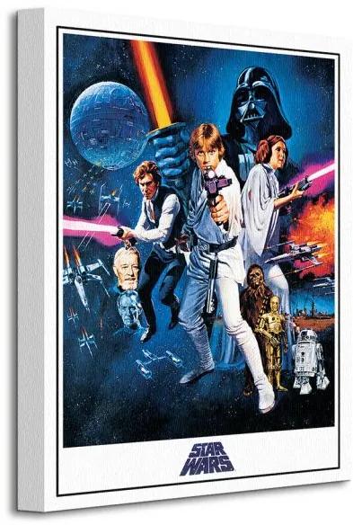 Obraz na plátně Star Wars Episode IV A New Hope (One Sheet) 30x40cm WDC92452