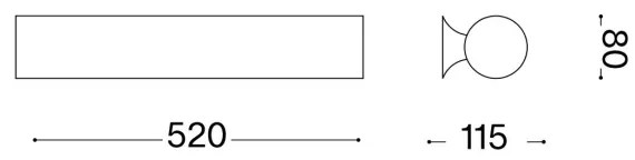 Ideal Lux - Nástěnné svítidlo CAMERINO 3xE14/40W/230V bílá