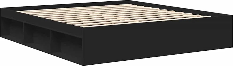 Rám postele černý 180 x 200 cm Super King Size 3203881