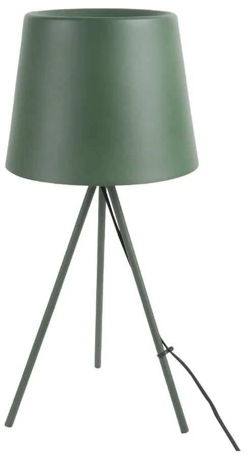 Tmavě zelené stolní lampa Leitmotiv Classy