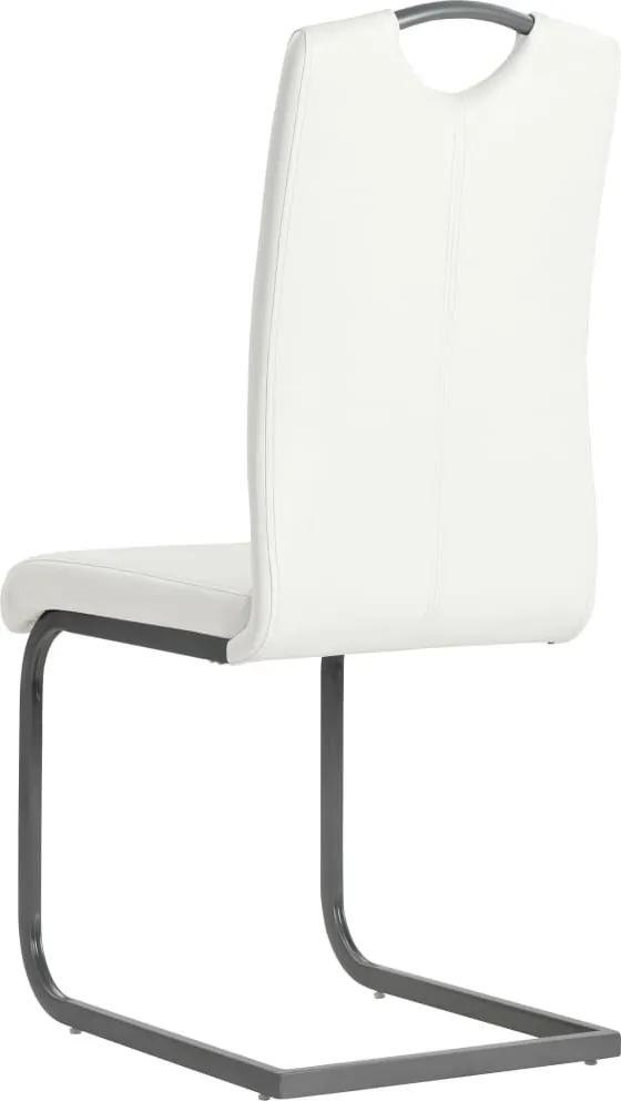 vidaXL Konzolové jídelní židle 2 ks umělá kůže [246195] Barva: Šedá
