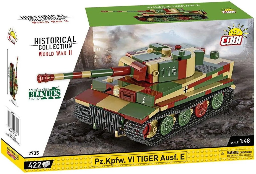 Cobi 2735 ii ww pz.kpfw. vi tiger ausf. e 2v1 1:48