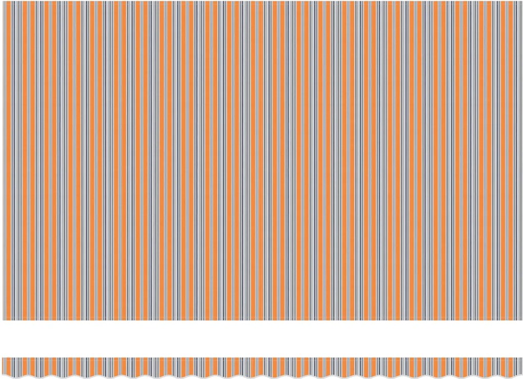 Stahovací markýza Vícebarevný 500 x 300 x 165 cm Textil a kov 3331294