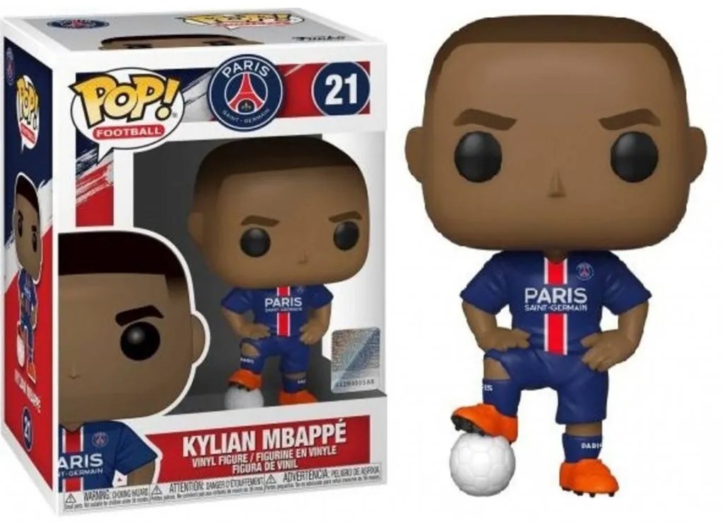 Funko pop! 21 football: paris saint-germain - kylian mbappé