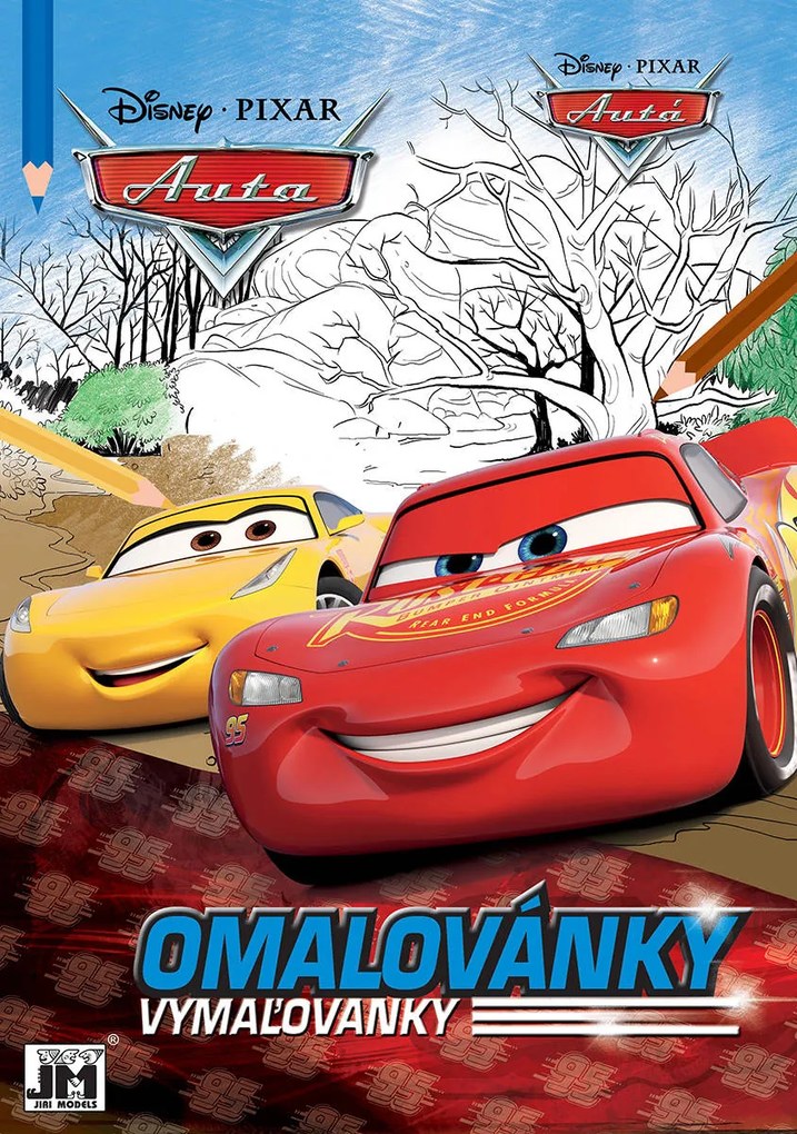 JIRI MODELS Omalovánky A4 Auta (Cars) 2