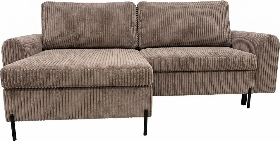 Rohová rozkládací sedací souprava do L PORTINE, 245 cm, s úložným prostorem Roh pohovky: Levý roh, Barva látky Poso: Tmavě zelená (Poso 14)