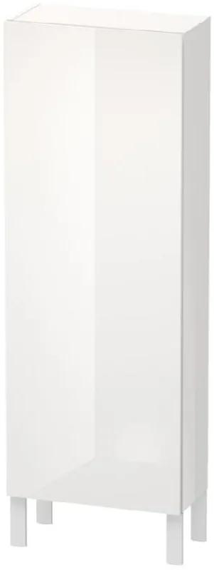 Duravit L-Cube - Skříňka vysoká 1320x500x243 mm, pravá, lesklá bílá LC1169R2222