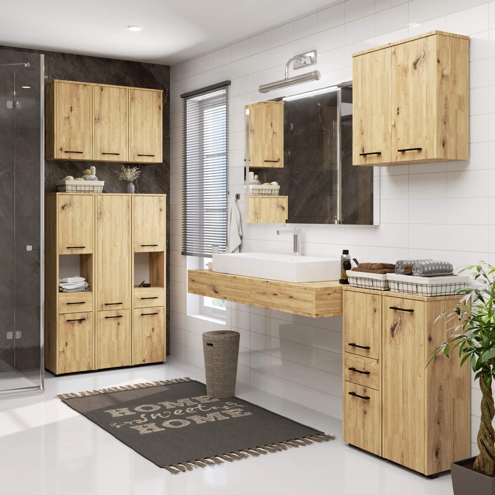 Koupelnová skříňka FIN I 30 cm dub artisan
