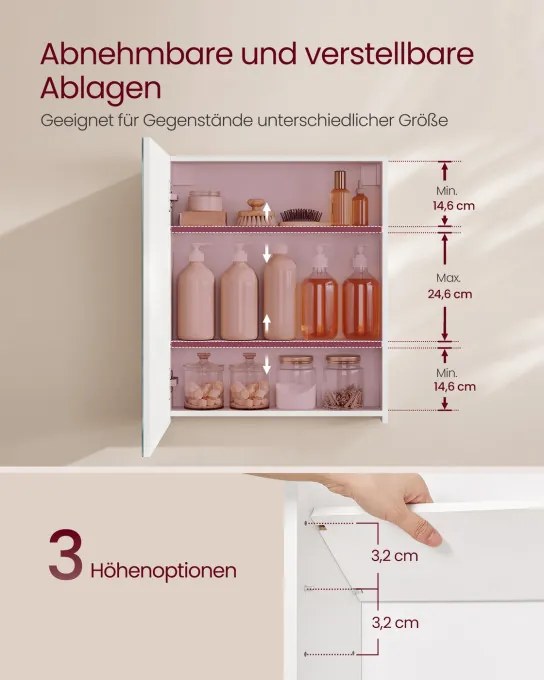 Zrcadlová skříňka KAILYN BBK012WB01