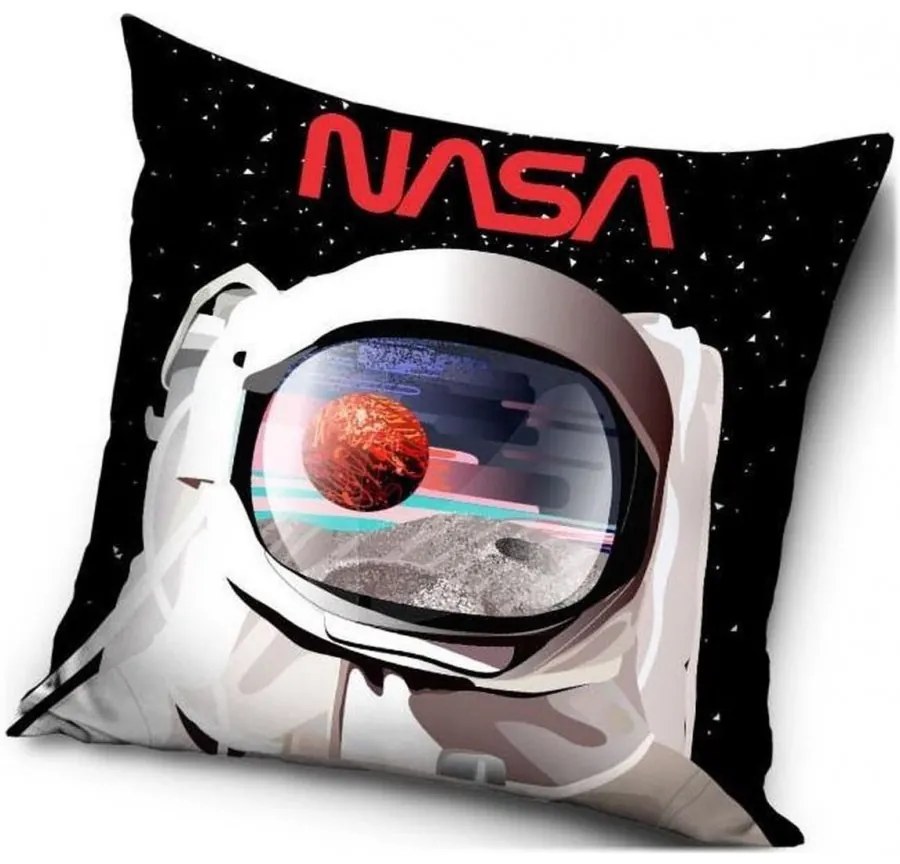 Polštář NASA - motiv astronaut - 40 x 40 cm