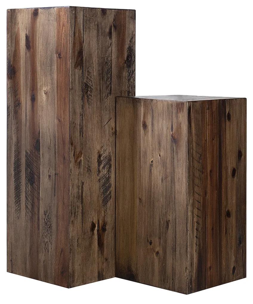 Noble Home Odkládací stolek Kolumo, 75 cm, akácie