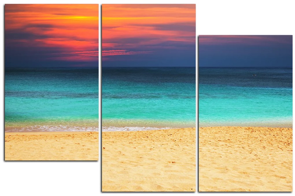 Obraz na plátně - Moře při západu slunce 143D (135x90 cm)