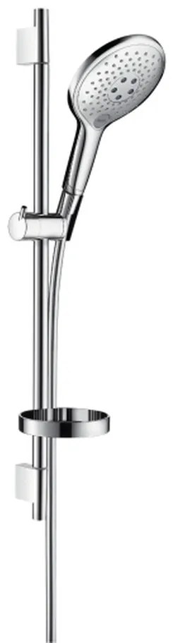 Hansgrohe Raindance Select S, sprchová souprava 150 3jet se sprchovou tyčí 65 cm a miskou, chromová, HAN-27802000