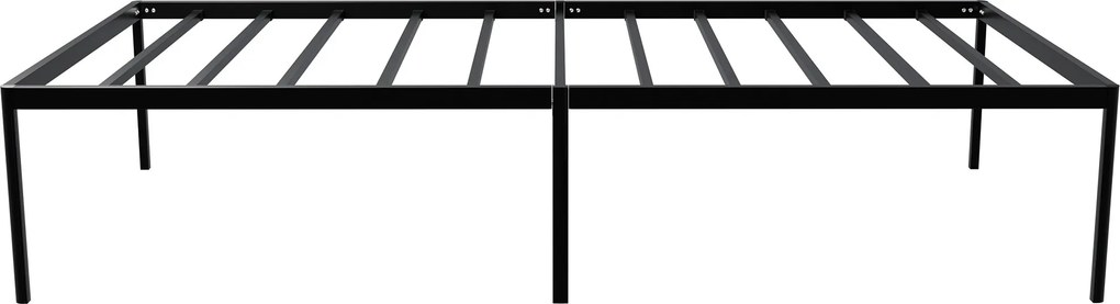 Kovová postel Hamlin 200x90x41 cm – černá