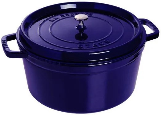 Staub Hrnec kulatý 30 cm/8,35 l - tmavě modrá