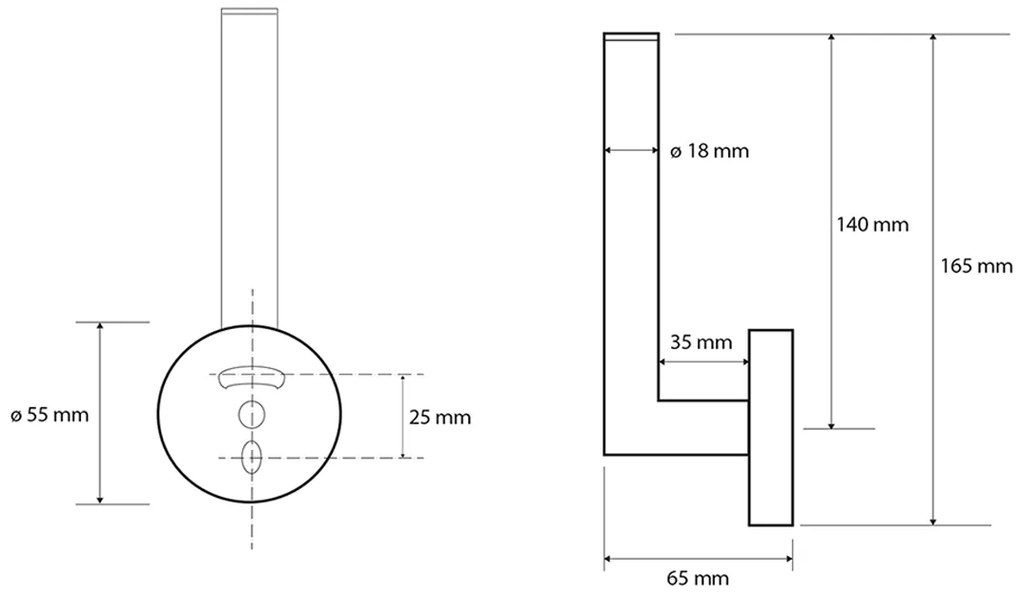 Sapho Sapho, X-ROUND WHITE držák toaletního papíru rezervní, bílá mat, XR701W