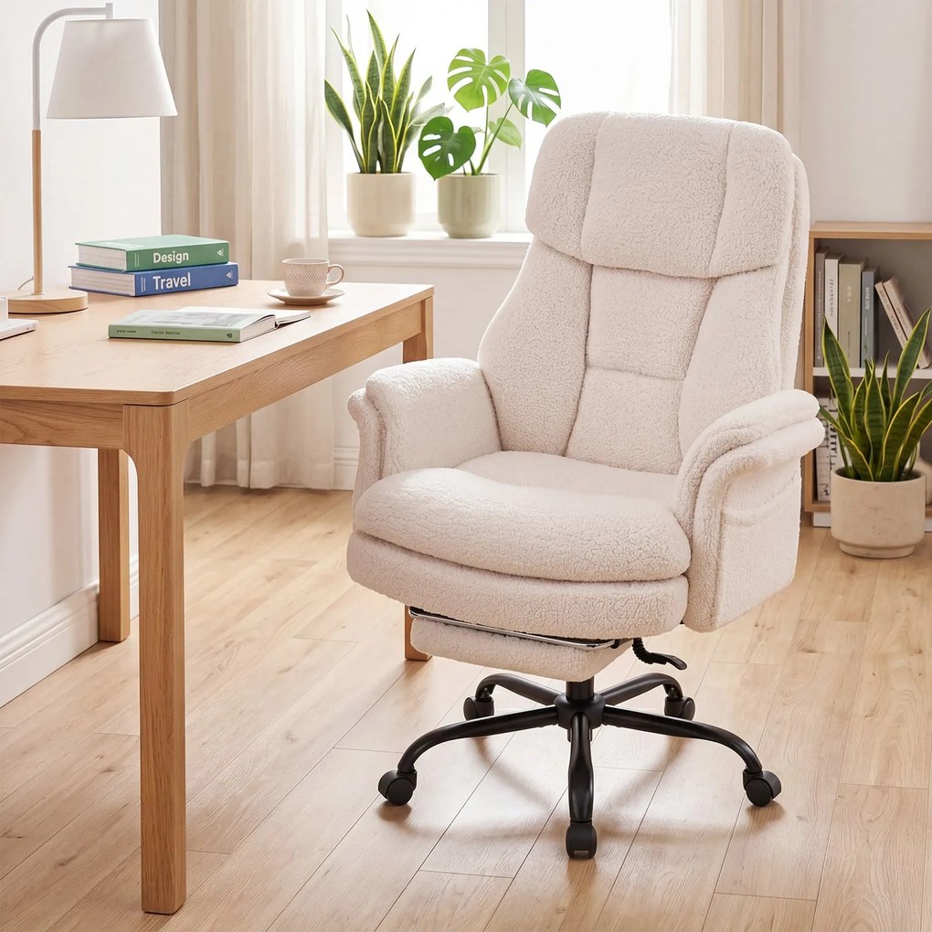 Costway Kancelářské křeslo ergonomické výškově nastavitelné manažerské křeslo