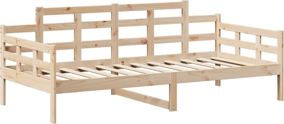 Válenda se střechou 80 x 200 cm masivní borové dřevo 3282302