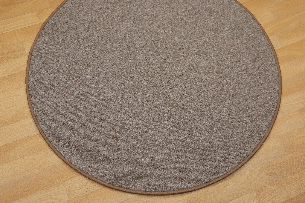 Vopi koberce Kusový koberec Astra béžová kruh - 160x160 (průměr) kruh cm