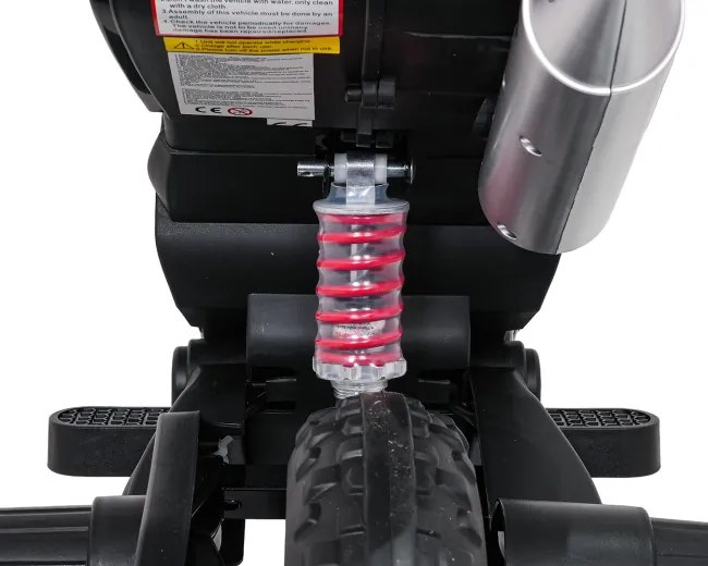 Elektrická motorka Aprilia RX modrá