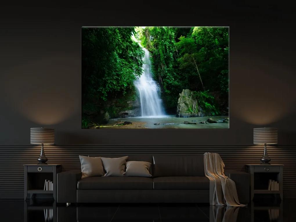 Malvis ® Obraz vodopád v Bangladéši Velikost: 120x80 cm