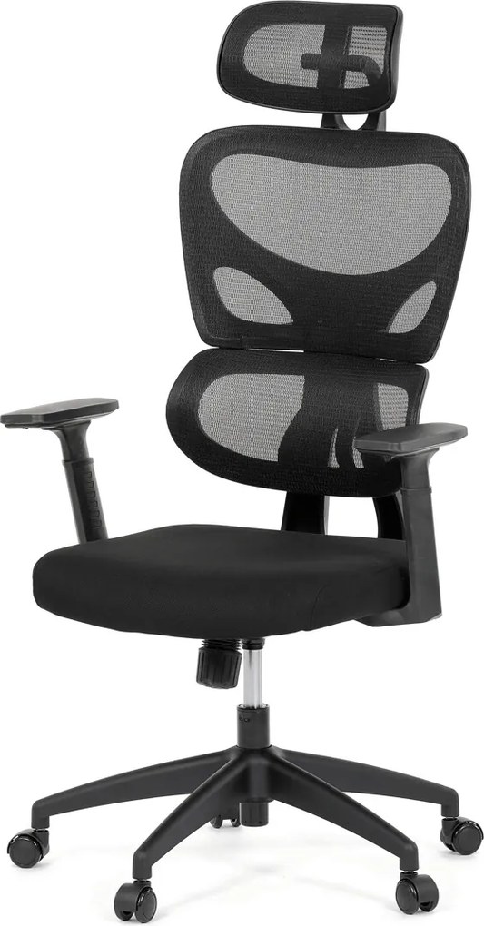 Ergonomická kancelářská židle LEXON - černá síťovina