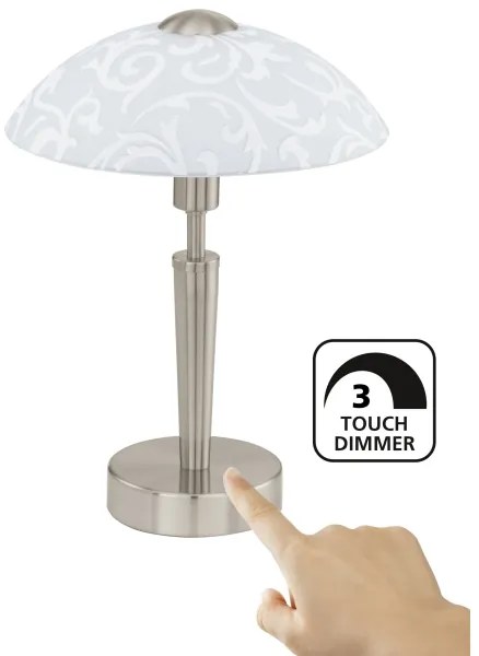 EGLO 91238 - Stmívatelná stolní lampa SOLO 1 1xE14/60W/230V
