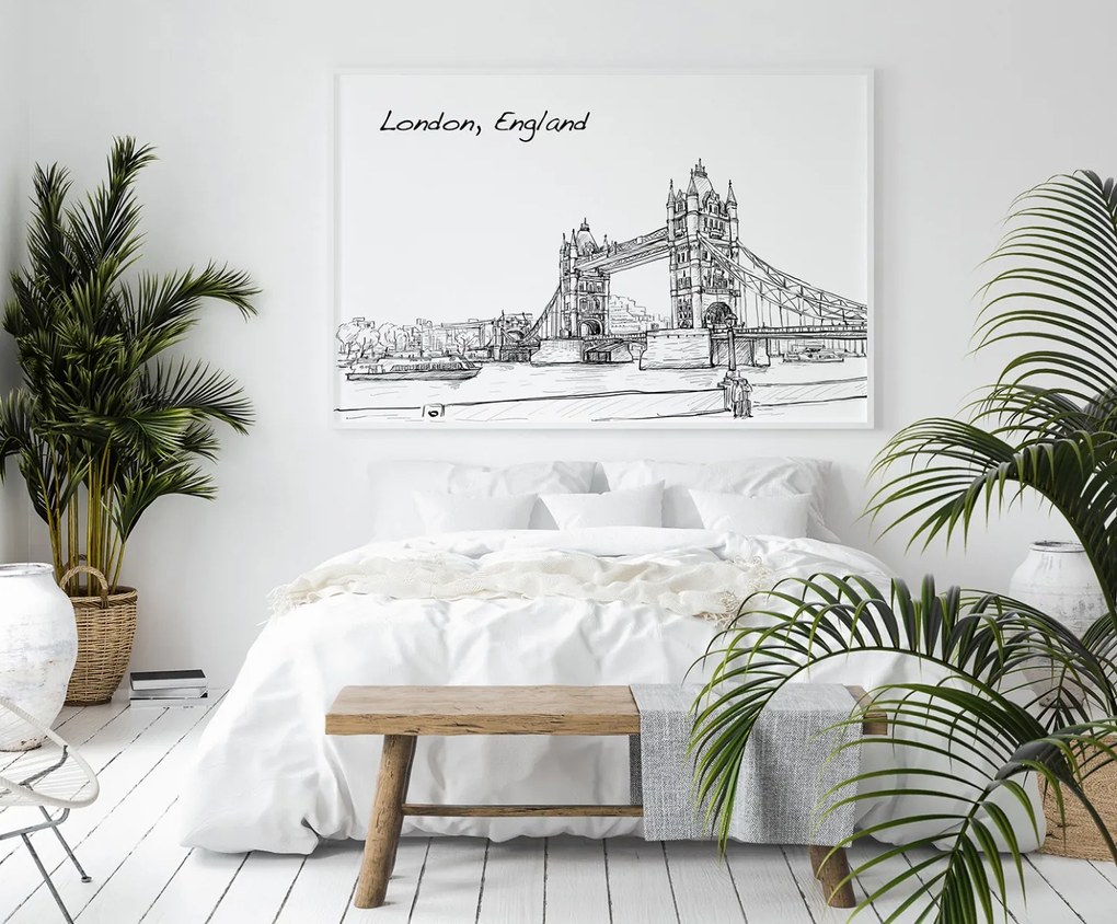 DecoKing - Nástěnný plakát - London Bridge