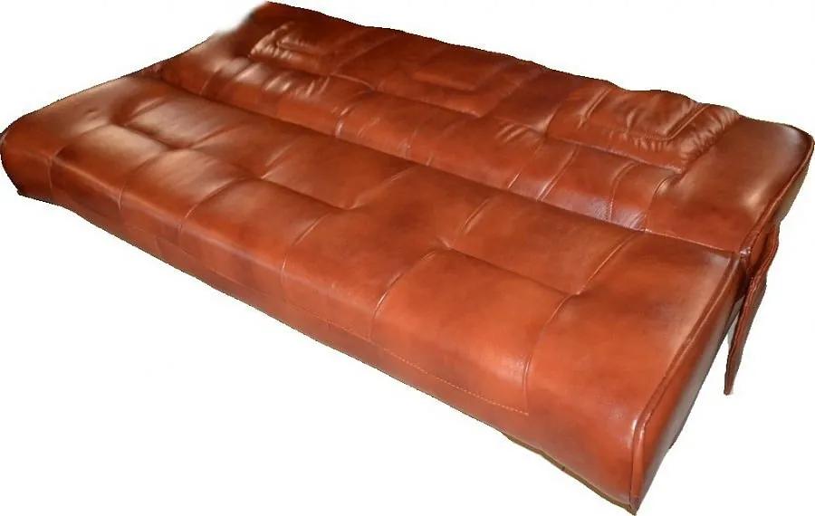 Casarredo - Komfort nábytek Rozkládací sedací souprava ERIKA 3+1+1 s úložným prostorem, kůže | potah: kůže Madras white,Vyberte si moření dřeva:: dub sonoma