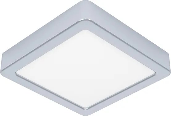 Eglo 901765 - LED Koup. strop. svítidlo FUEVA LED/7W/230V 15x15 cm IP44 chrom
