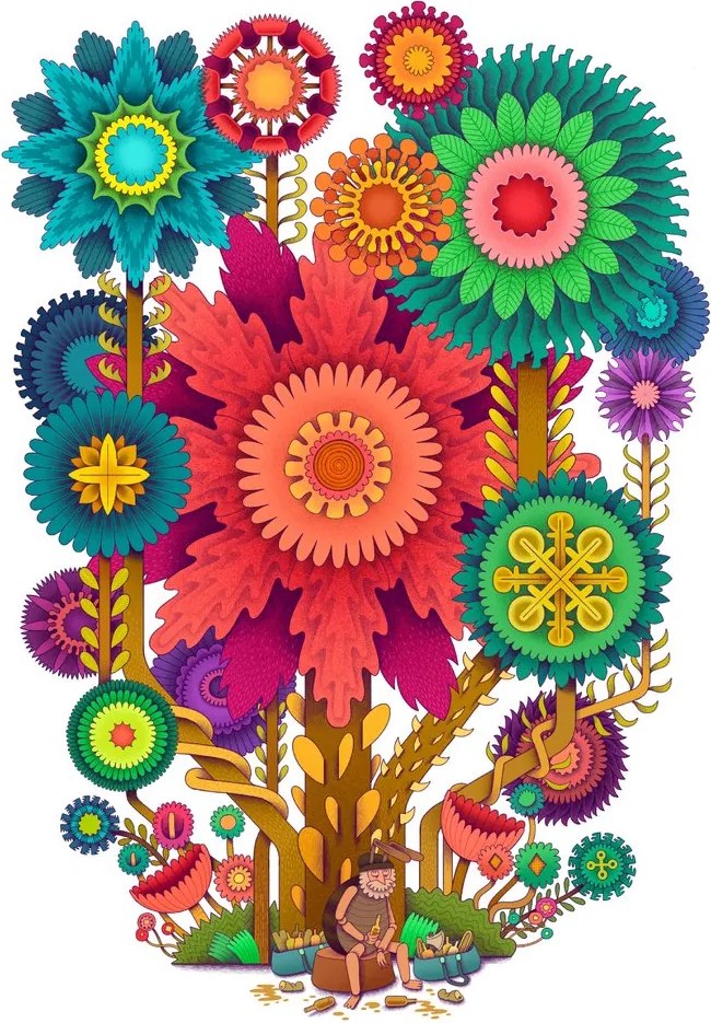 Dávid Soboň | Flowers of Evil Rám: Černý, Velikost: 70 x 50 cm