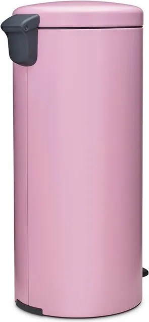 Růžový nášlapný ocelový odpadkový koš 30 l NewIcon – Brabantia