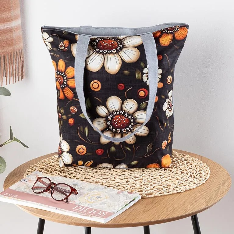 Dámská potištěná taška Kopretinka