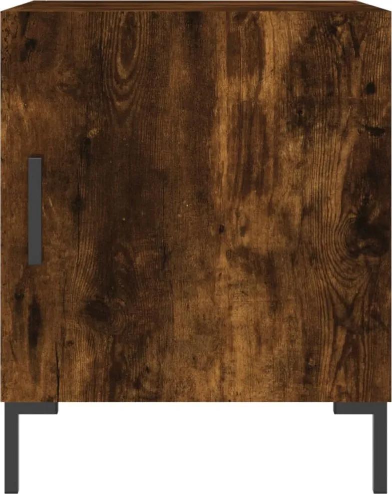 vidaXL Noční stolek 40 x 40 x 50 cm kompozitní dřevo [827574] Barva: bílá s vysokým leskem