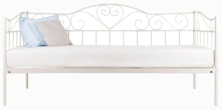 Hector Kovová postel Linnea New 90x200 jednolůžko bílé