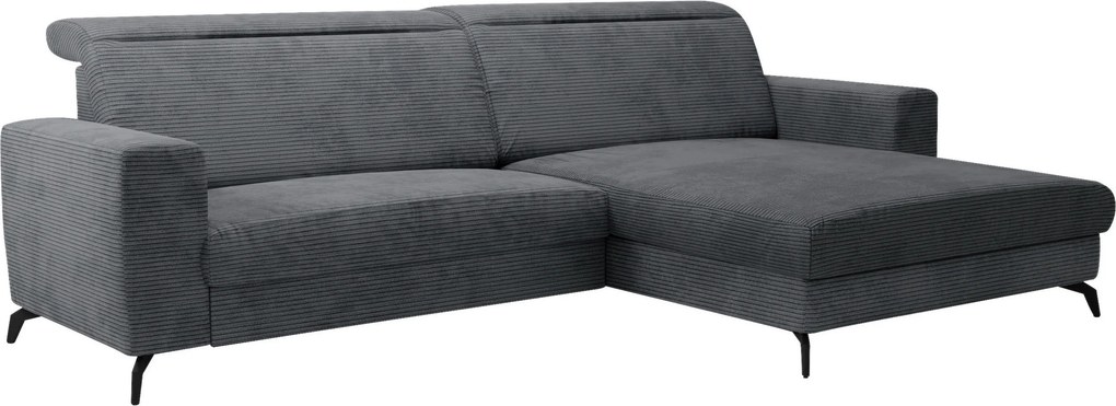 XXXLutz ROHOVÁ SEDAČKA, textil, šedá Sit & More - Sedací soupravy - 000144000202