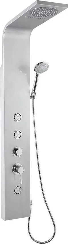 Aqualine Aqualine, TUSA sprchový panel s baterií, 1400 mm, hliník, SL680