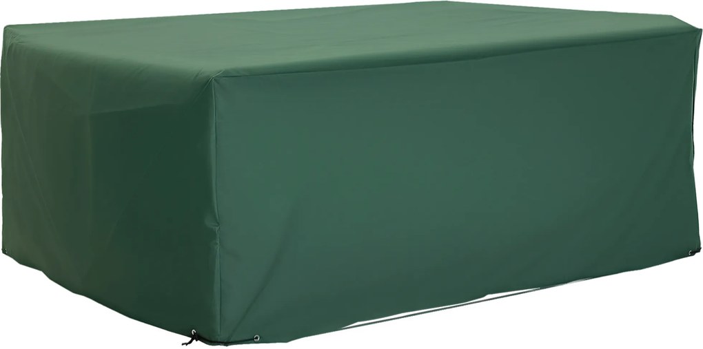Ochranný obal na zahradní nábytek Outsunny 600D Oxford Zelený 210 x 140 x 80 cm